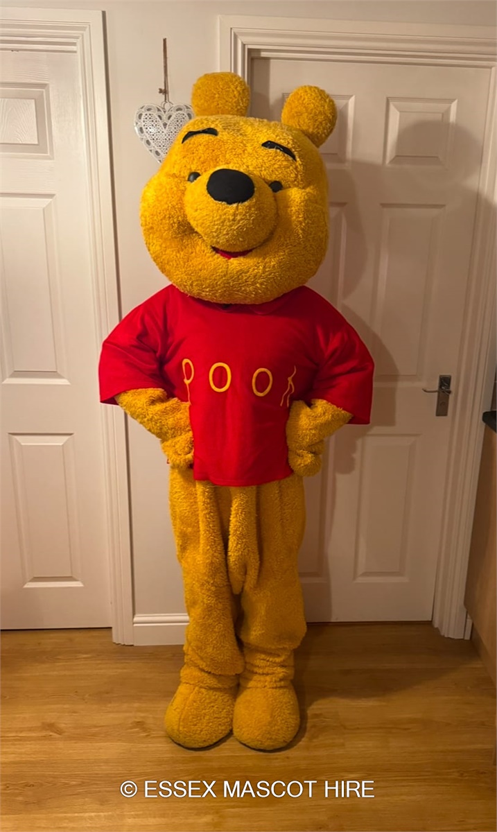 Pooh Mascot Hire - Hire in Essex | ESSEX MASCOT HIRE